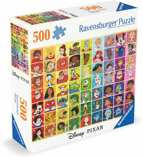 Disney & Pixar Color Palette - 500 Piece Puzzle by Ravensburger ...