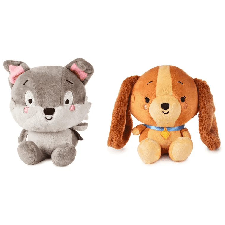 Better Together Disney Lady and the Tramp Magnetic Plush Pair, 5.5 ...