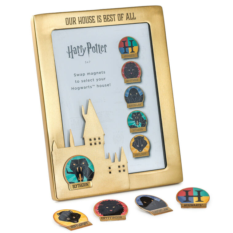 Harry Potter™ Hogwarts™ Magnetic Picture Frame With House Magnets, 4x6 ...